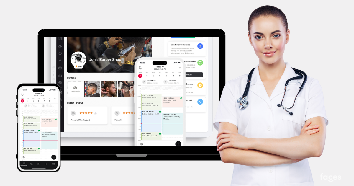 Faces vs Booksy Booking System: Top 2024 Solutions Reviewed