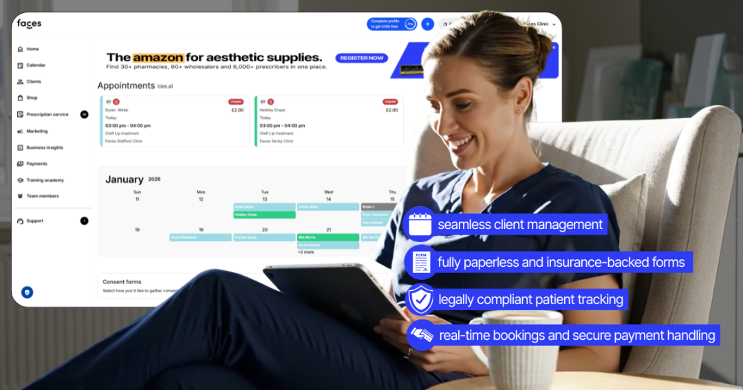 Faces Consent: Patient Management Software Built for Aesthetic Medics